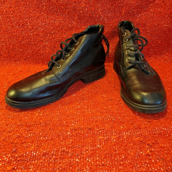 Basic Editions | Shoes | Vintage 9s Basic Editions Womens Faux Leather Lace Up Boot | Poshmark